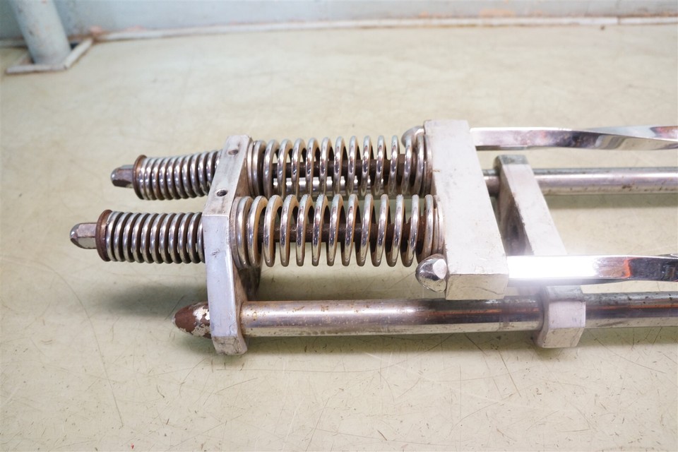 Twisted Chrome Chopper Front End Harley Triumph Springer Motorcycle ...