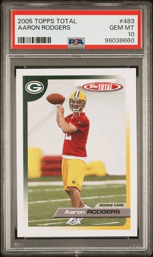 2005 Aaron Rodgers Topps Total #483 Rookie Card RC PSA 10 | eBay