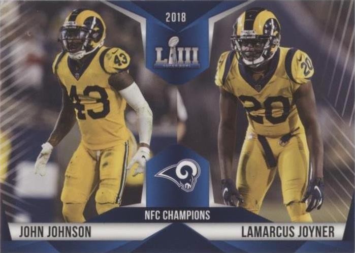 2019 Panini Super Bowl Liii - Nfc Champions Lamarcus Joyner, John ...