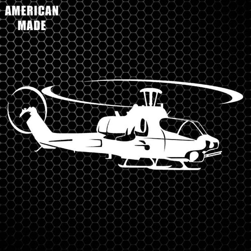 Cobra AH-1 Helicopter Sticker Decal Bell Attack Chopper US Army Vietnam ...