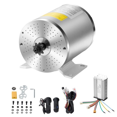Uimoso 1800W Electric Brushless DC Motor Kit 48V 4500rpm with Speed ...