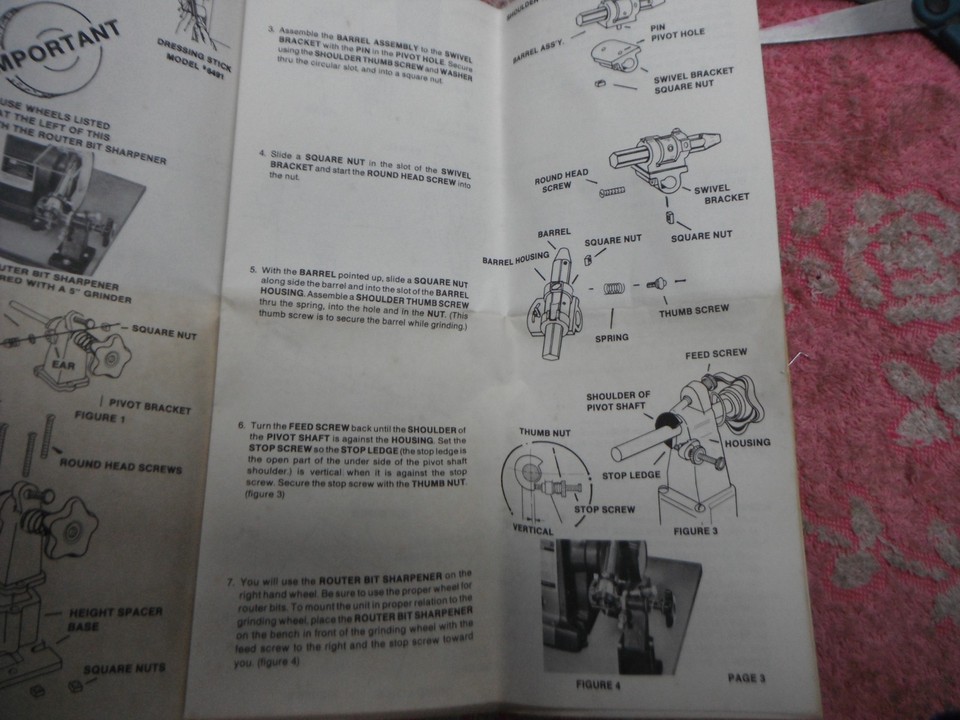 Craftsman Sears Router Bit Sharpener(#9 6660) | eBay