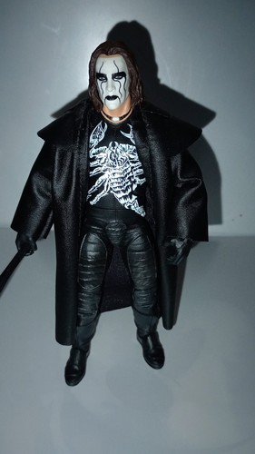 WWE Sting (Crow Style) Defining Moments Elite Wrestling Figure Ships ...