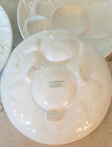 Vintage Footed ARTICHOKE PLATES NEUWIRTH Set of 3 | eBay