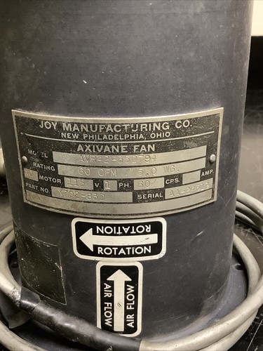 Joy Manufacturing Axivane Fan Model AVR42-35D794 | eBay