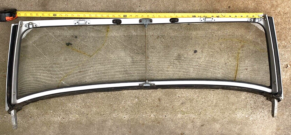 ORIGINAL MG MIDGET WINDSHIELD,FRAME,WINDSCREEN,BRACE | eBay