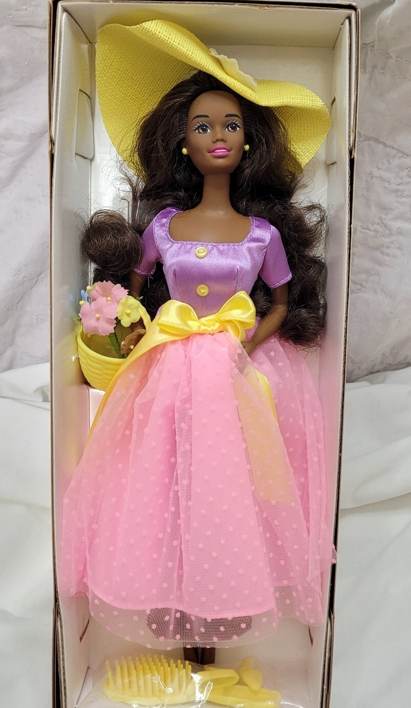 VTG Mattel Avon Spring Blossom Barbie Doll Special Edition 1995 F22593 ...