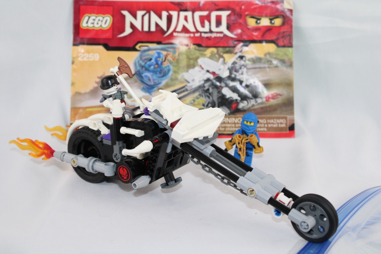 LEGO NINJAGO (2259) Skull Motorbike 100% Complete With Instructions No ...