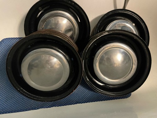 Classic Mini Cooper s original steel wheel rims 10 inch with caps 4pcs ...