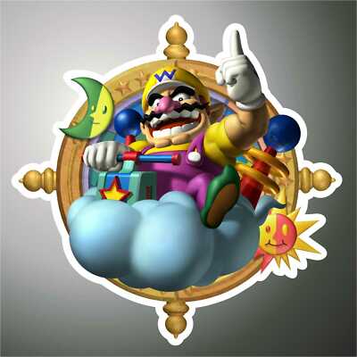 AUTOCOLLANT super mario Wario decal sticker autocollant pegatina | eBay