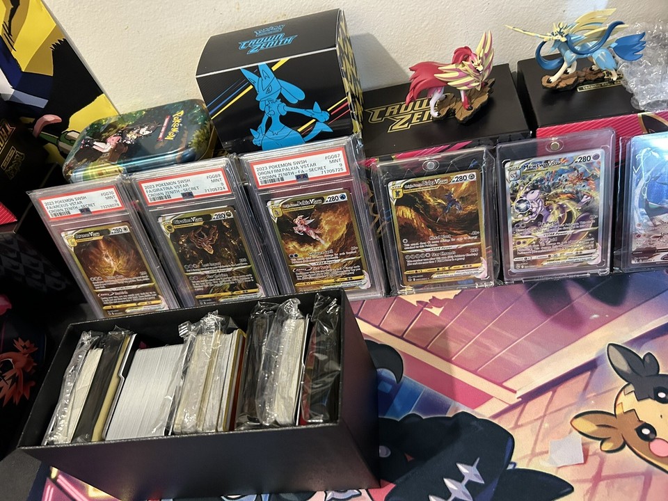 100% crown zenith Complete Set. 100% Pokémon Card TCG Binder Crown ...