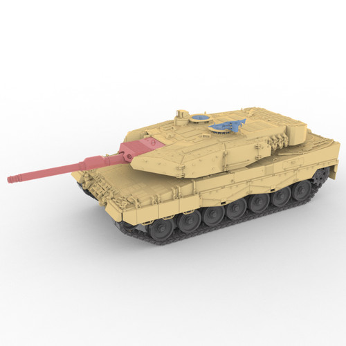 3D Printed 1/72 German Leopard 2PL Main Battle Tank Unpainted Model Kit ...
