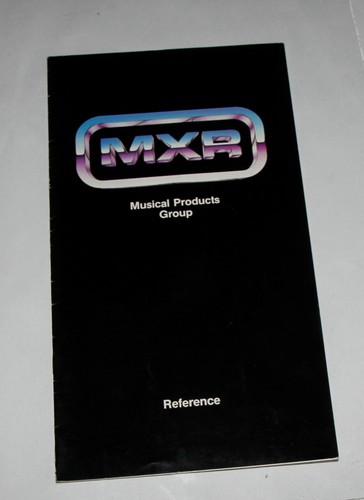 early 1980s MXR Effects Guitar Pedal CATALOG Flanger Phaser Chorus Distortion+ | eBay