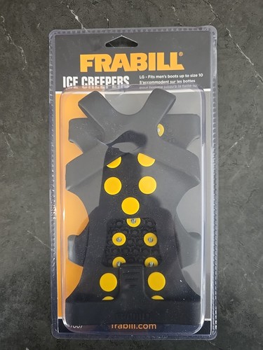 FRABILL - ICE CREEPERS, LARGE SIZE- FIT MEN'S BOOTS UP TO SIZE 10, SLIP ...