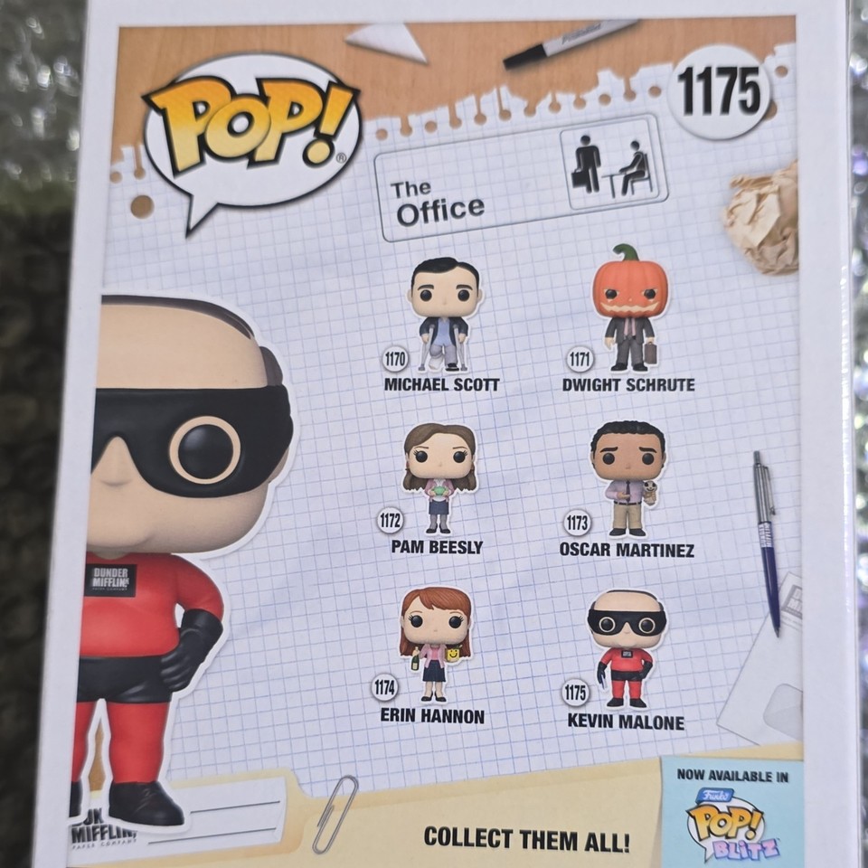 Funko Pop! Vinyl The Office Kevin Malone #1175 Figure, Multicolor ...