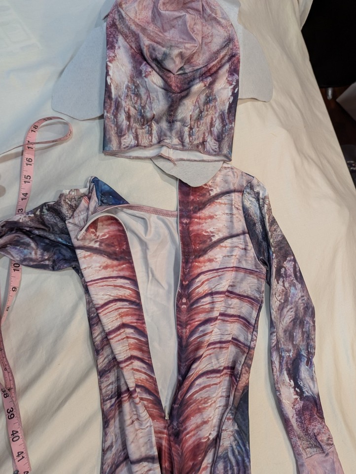 STRANGER THINGS Demogordon COSTUME Kids Size 5-8 Jumpsuit & Headpiece ...