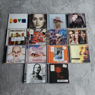 2000s Pop CD Lot of 14 Taylor Swift The Weeknd Katy Perry Adele ...