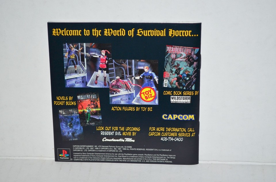 Resident Evil 2: Dual Shock (Sony PlayStation 1, 1998) PS1 PSOne PSX 2 ...