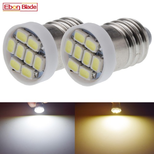 WARM/WHITE E10 SCREW 12V LED Bulb Lamp 1447 12 VOLT For TORCH ...