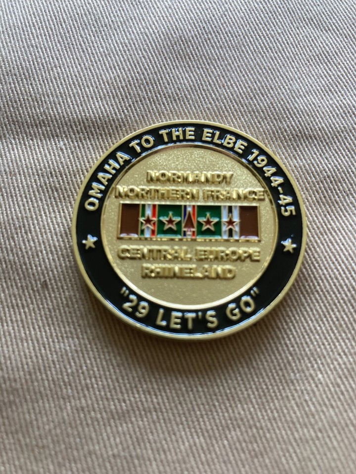 Challenge Coin US Army WW2 29th Infantry Division | eBay