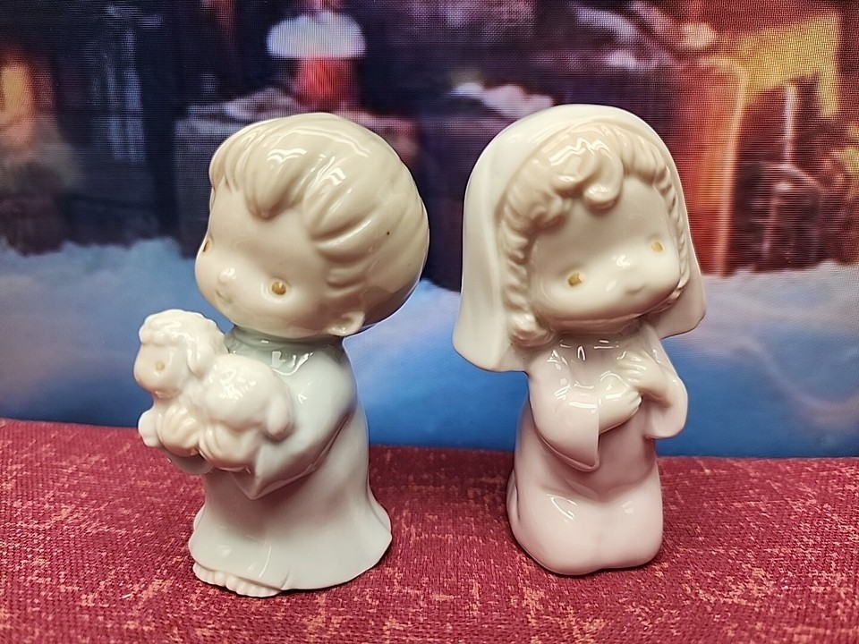 1985 Roman Japan Crafted 13 Piece Abstract Porcelain Nativity Scene | eBay
