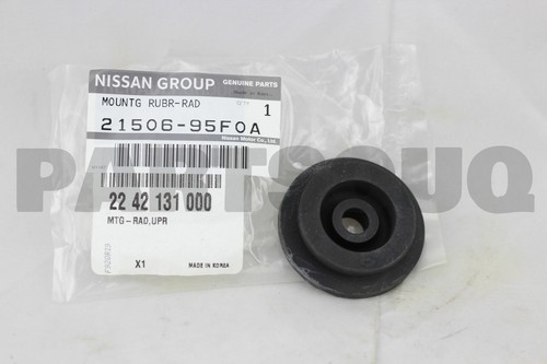 2150695F0A Genuine Nissan MOUNTING RUBBER-RADIATOR,UPPER 21506-95F0A | eBay