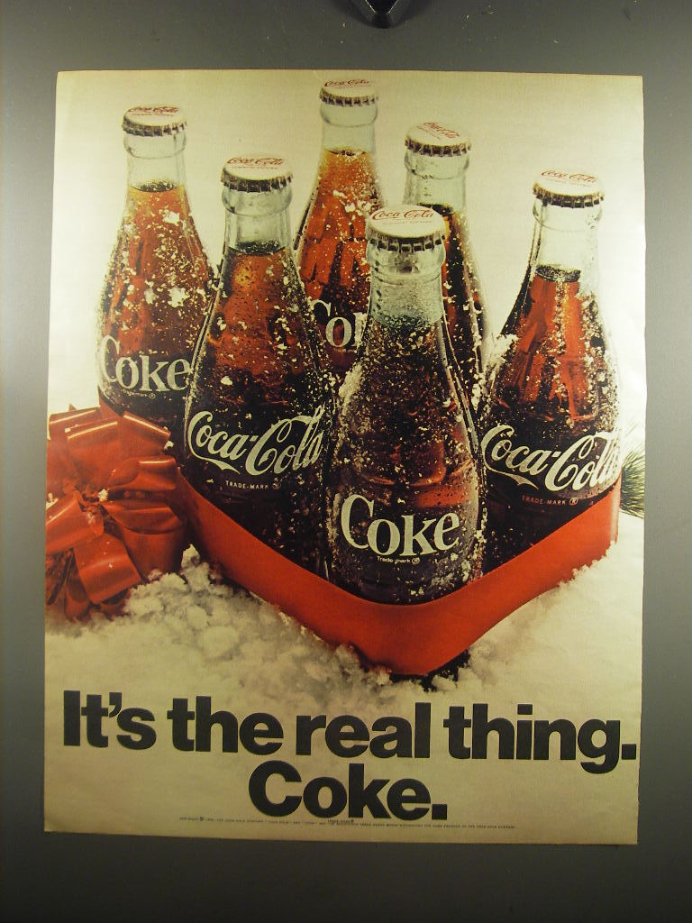 1969 Coca-Cola Soda Ad - It's the real thing. Coke. | eBay