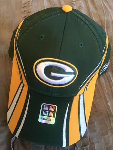 GREEN BAY PACKERS Football REEBOK Sideline VINTAGE One Size Hat NEW Cap ...