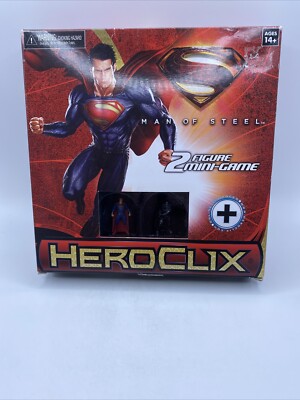 DC HeroClix Man of Steel 2-figure Mini-Game Set, NEW-Superman | eBay