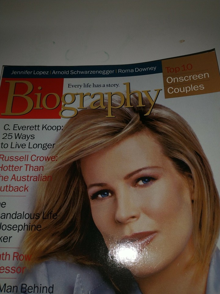 Biography Magazine Kim Basinger May 2000 Back Issue Jennifer Lopez Roma ...
