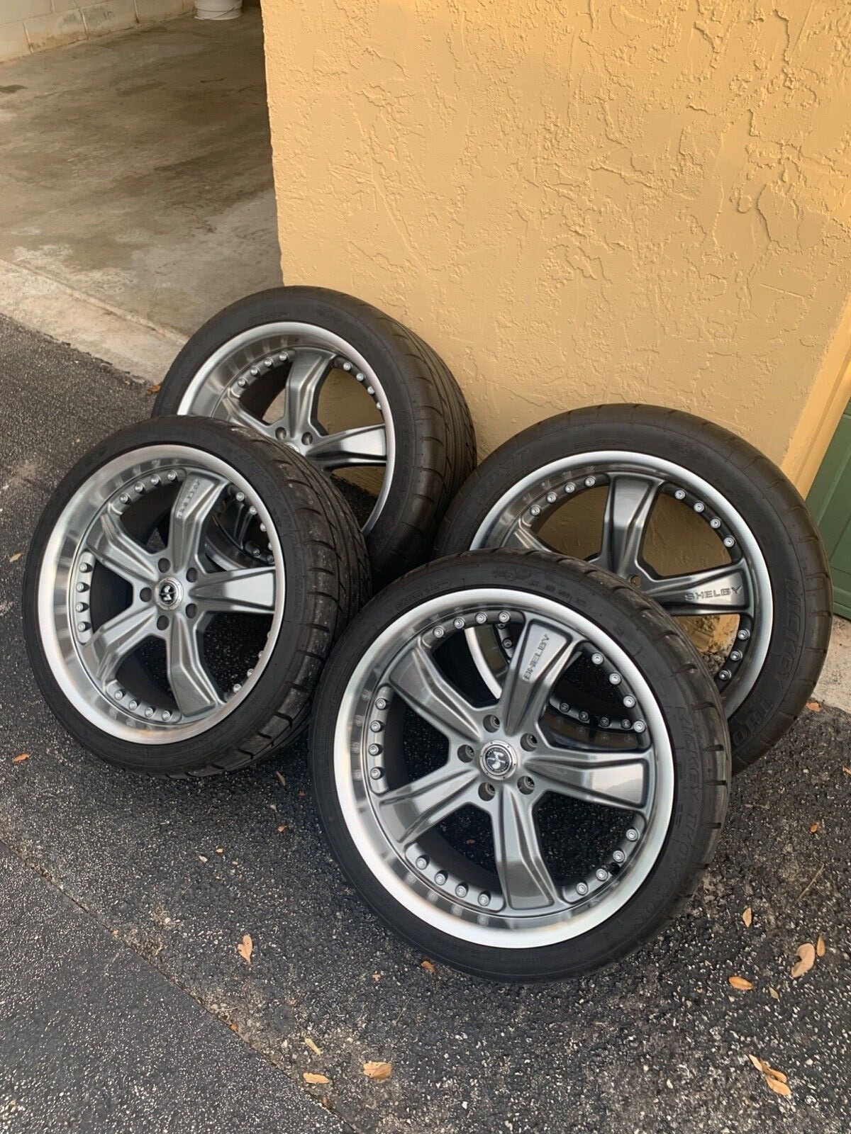 Shelby Razor Gunmetal Grey | Wheel Set | Fits 2015-2022 Mustang | eBay