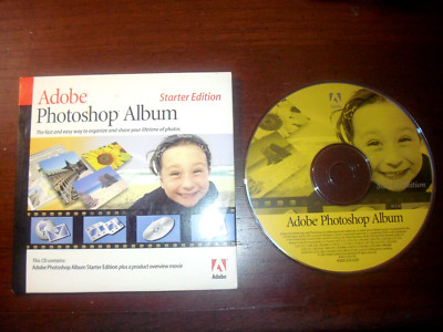 Adobe Photoshop Album 1.0 Starter Edition 95001576 5/03 Disc | eBay