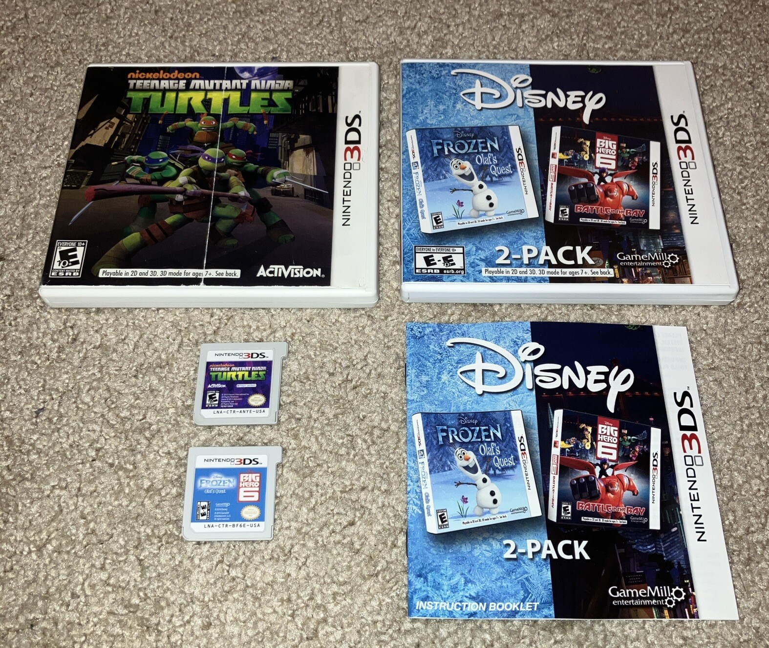 Lot Of 3 Nintendo 3DS Games | eBay