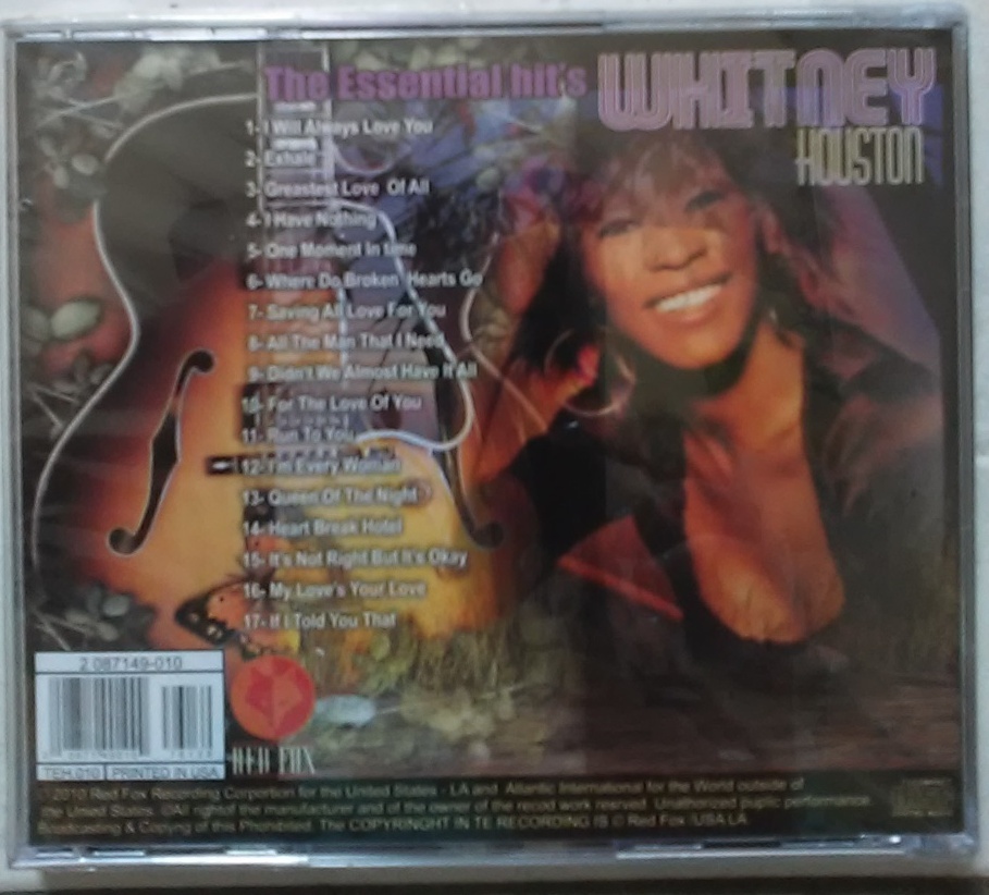 WHITNEY HOUSTON THE ESSENTIAL HITS CD LIMITED ED EXCL P/S SEALED | eBay