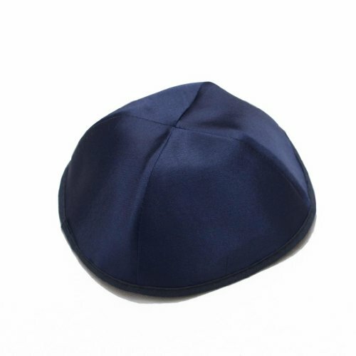 Alto Qualità Blu Raso Yarmulke Kippah 20cm Diametro Ebraico Judaica ...