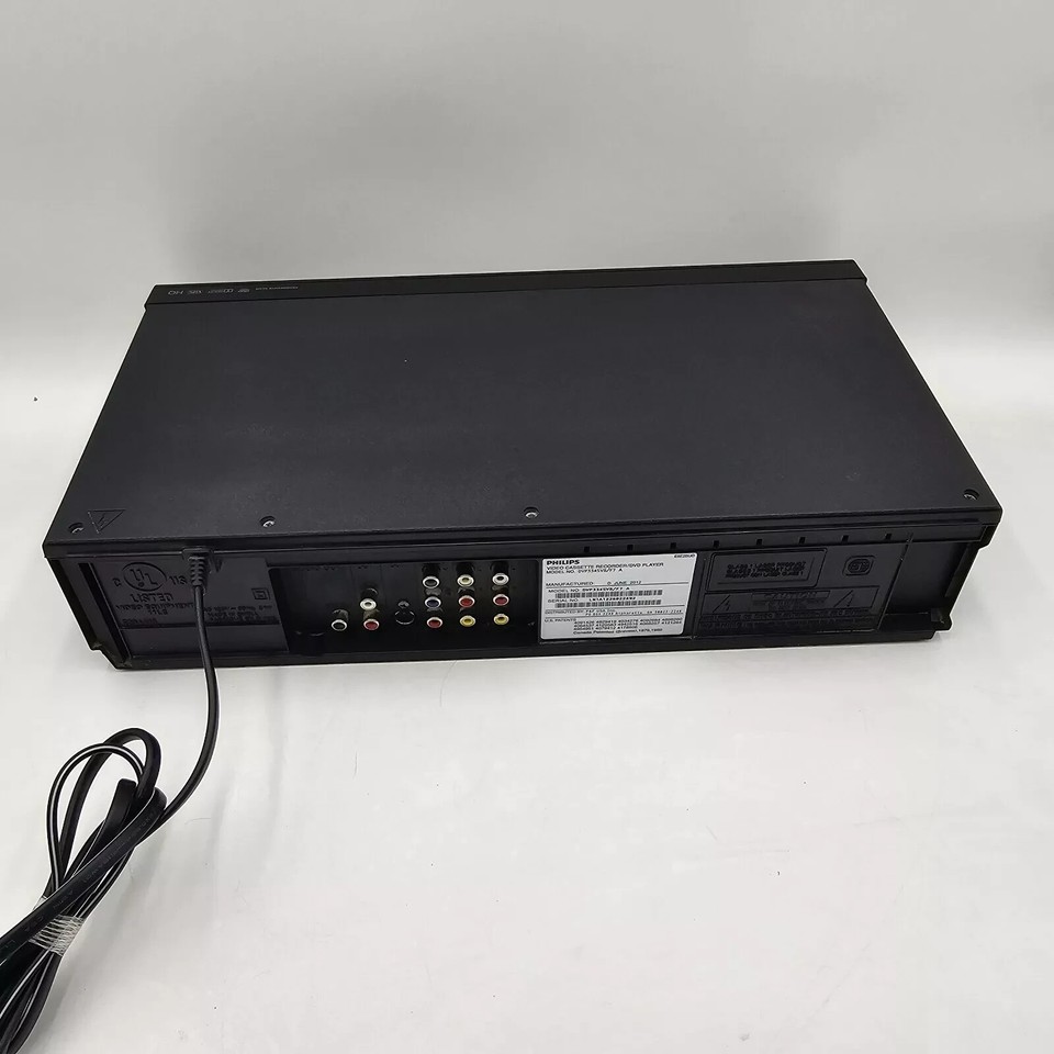 Philips DVP3345VB/F7 VCR & DVD Combo VHS Recorder Player w/Remote ...