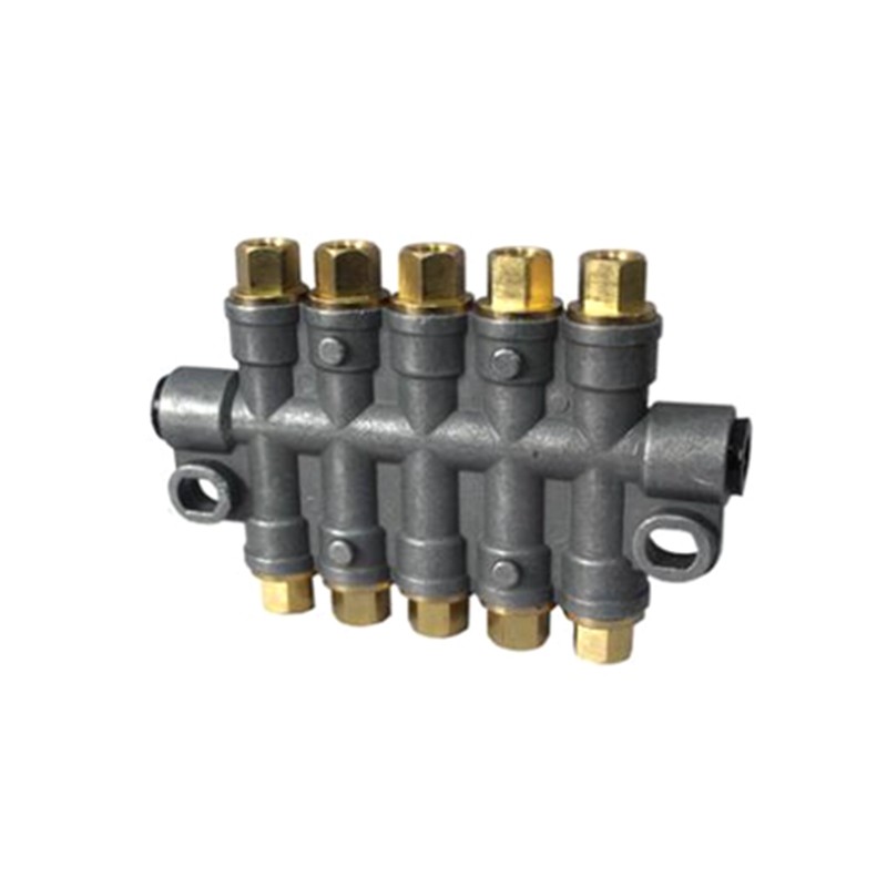 2-6 Way Aluminum Lube Oil Piston Distributor Value Manifold Block For ...