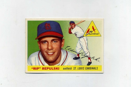 1955 Topps #55 Rip Repulski Very Nice, Clean Ex-Mt | eBay