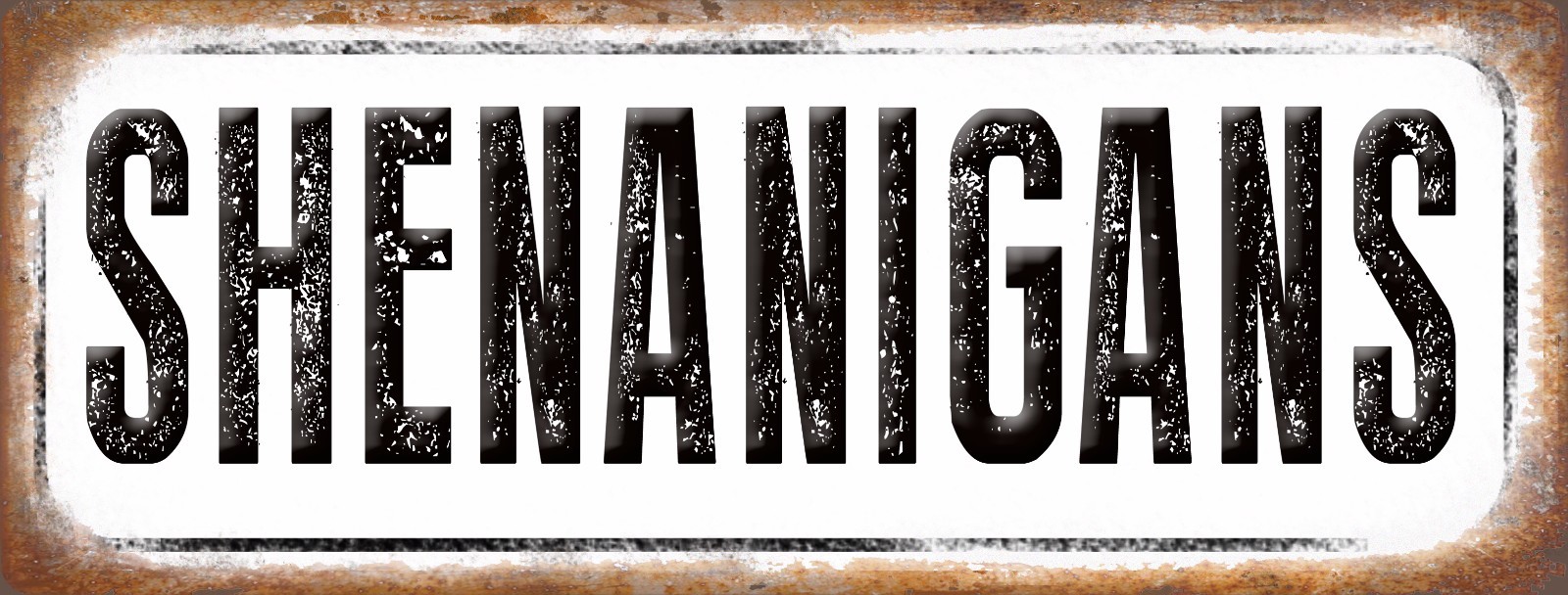 Shenanigans Metal Sign, Humor, Vintage, Retro | eBay