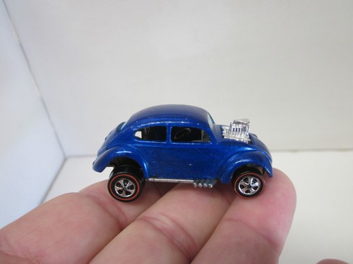 HOT WHEELS REDLINE CUSTOM VOLKSWAGEN BUG * BLUE COLOR * NO SUNROOF ...