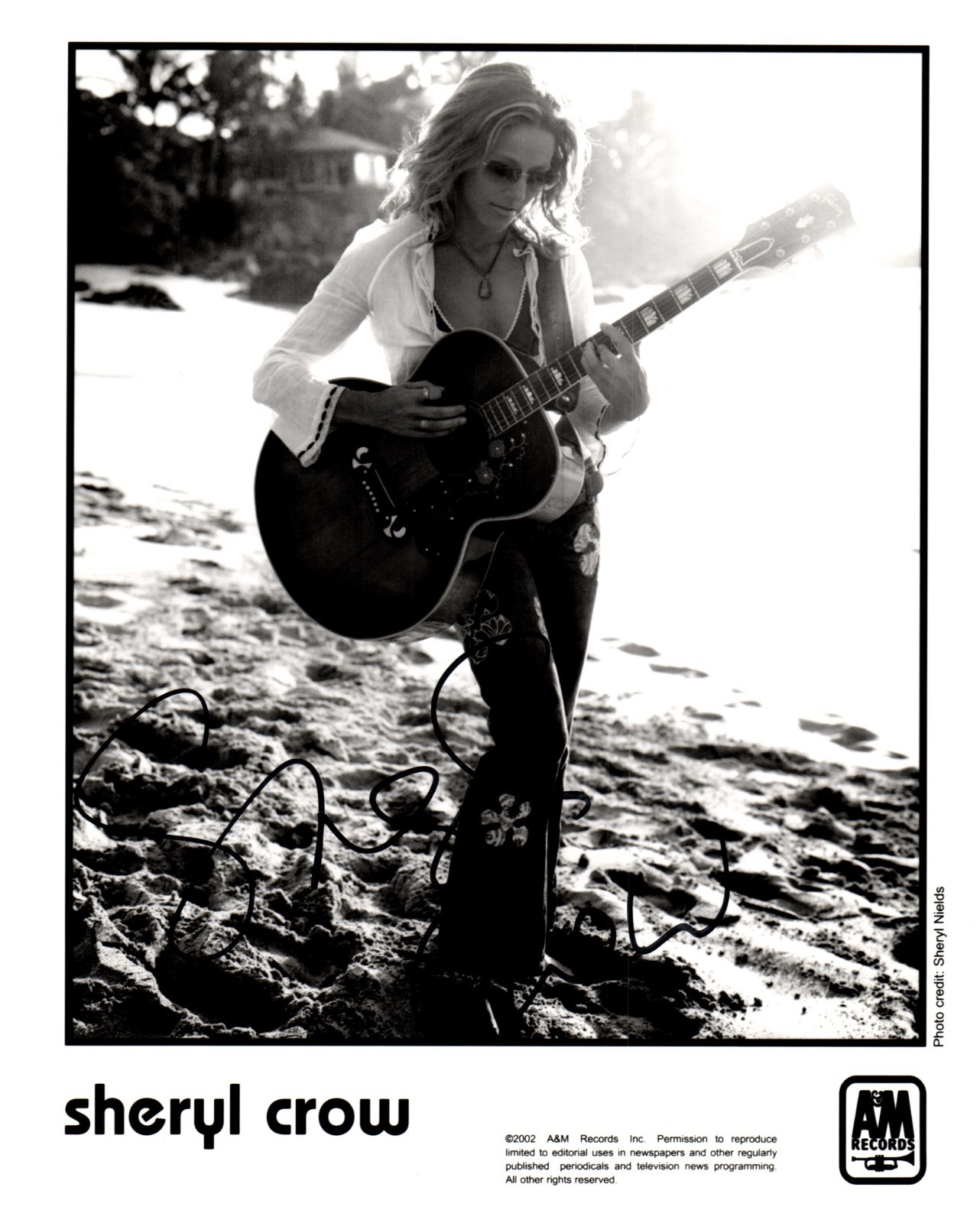 Sheryl Crow Signed 8x10 Promo Photo TTM | eBay