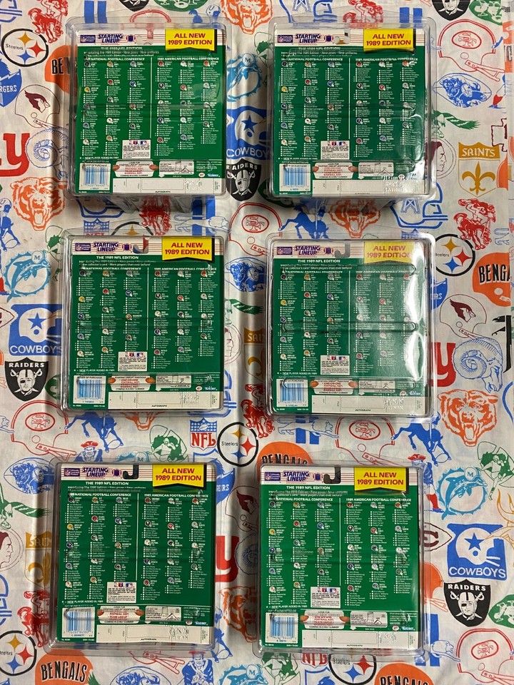 1989 BUFFALO BILLS FOOTBALL STARTING LINEUP TEAM SET (6) RARE!!! | eBay