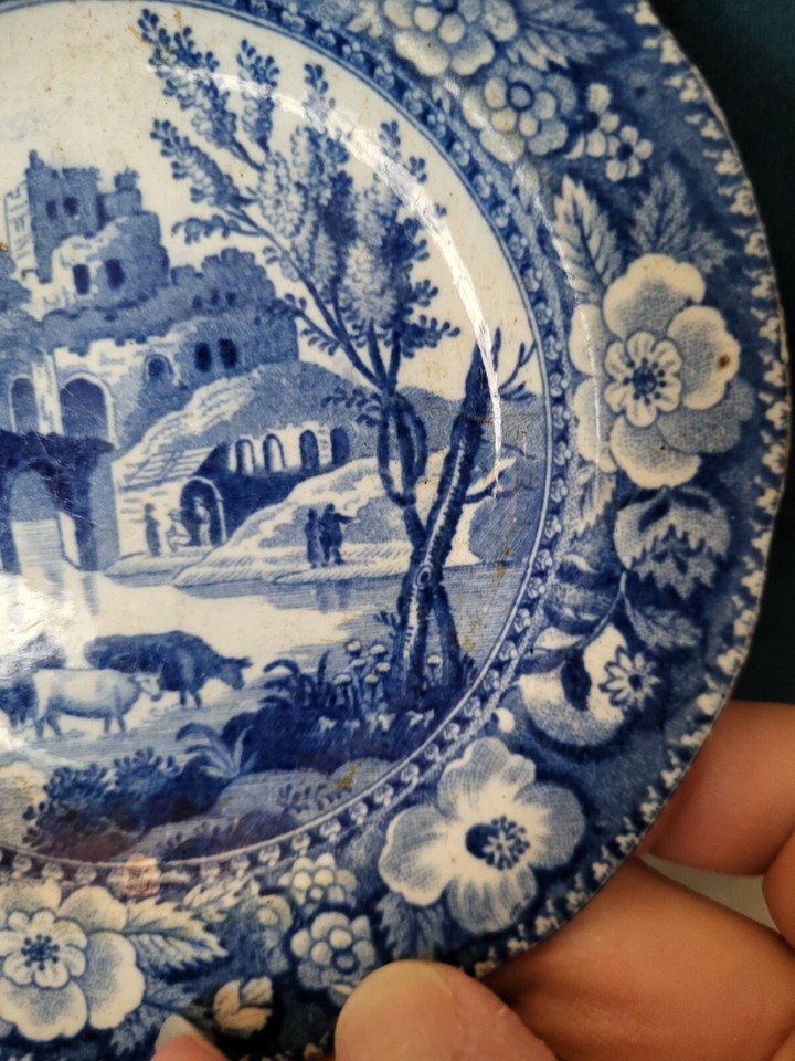 Robert Hamilton Stoke on Trent Staffordshire transferware toddy plate ...