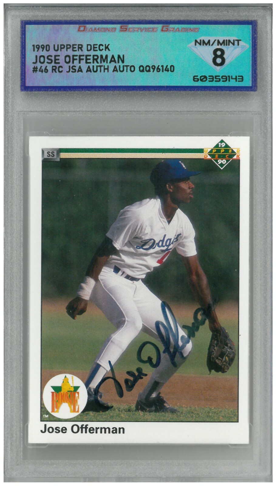 1990 Upper Deck - #46 Jose Offerman (RC) for sale online | eBay