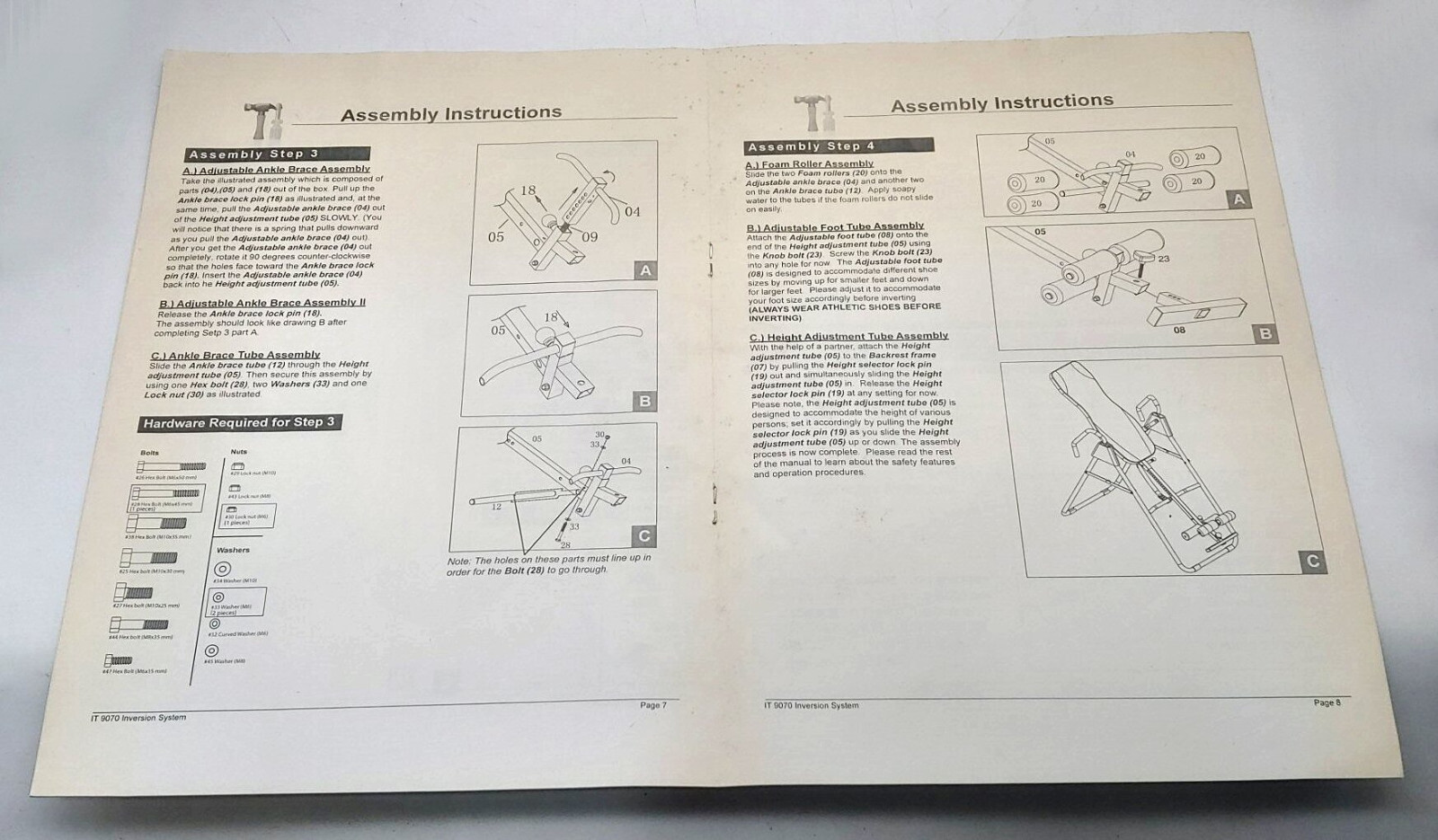Body Champ IT 9070 Gravity Inversion System Owner's Manual | eBay