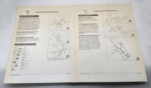 Body Champ IT 9070 Gravity Inversion System Owner's Manual | eBay