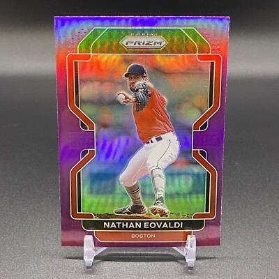 Purple Holo! 🚨2022 Panini Prizm Nathan Eovaldi Boston Red Sox #45 | eBay