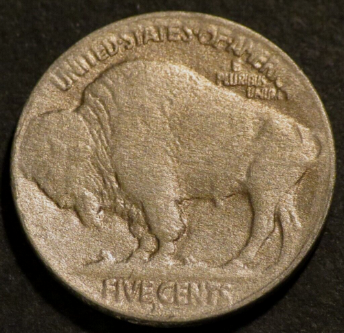 1915 D Buffalo Nickel Semi-Key Date Horn Details Holo-Restored Five 5c ...