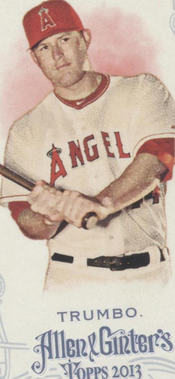 2013 Topps Allen & Ginter's - Mark Trumbo #253 Mini Allen & Ginter Back ...