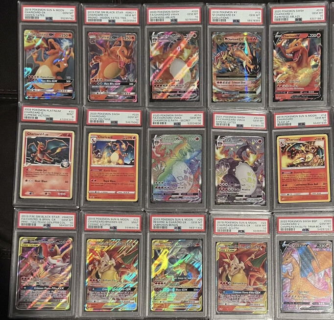 18 Factory Sealed Booster Packs TCG Lot- Half Booster Box + PSA Graded ...